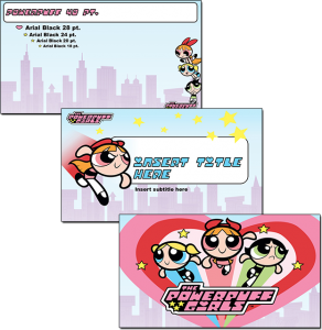PowerPuff Fun! A PowerPoint Template - The PowerPoint Blog