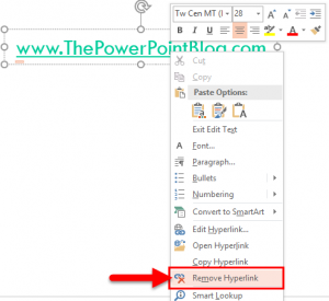 Turn Off Text Hyperlink Color - The PowerPoint Blog
