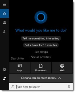 Windows 10 Minimize Cortana to an Icon - The PowerPoint Blog