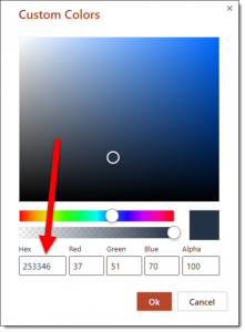 PowerPoint Adds HEX Colors - The PowerPoint Blog