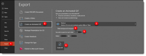 Create an Animated GIF from PowerPoint - with Transparent Background ...