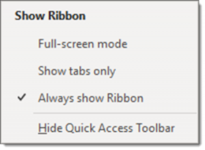 The Office Toolbar - New - Collapse and Expand Options - The PowerPoint ...