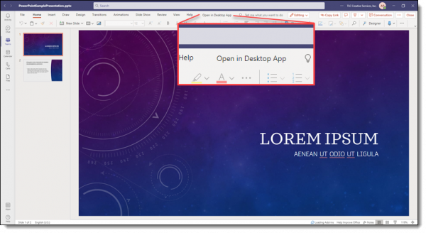 MS Teams - Open in App - The PowerPoint Blog