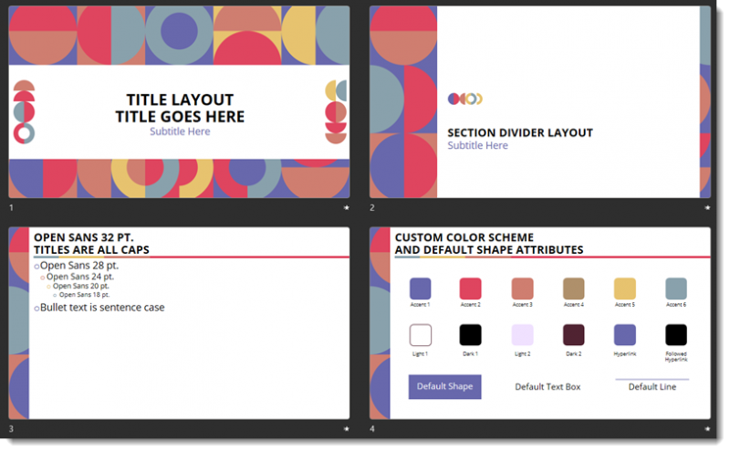 Pantone Very Peri “Amusements" PowerPoint Template - Free - The PowerPoint Blog