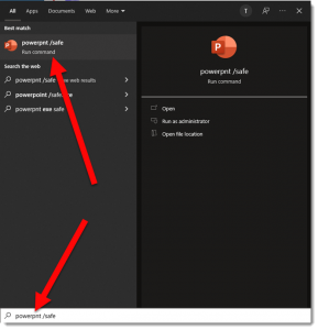 Open PowerPoint in Safe Mode - The PowerPoint Blog
