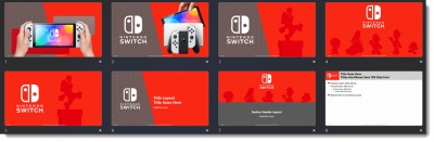 Personal Gaming with an Nintendo Switch Themed PowerPoint Template ...