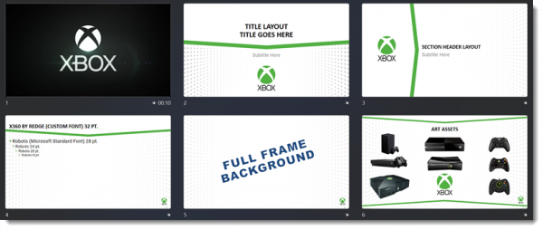 Going Modern Gaming with an Xbox PowerPoint Template - The PowerPoint Blog