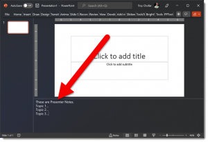 Edit Presenter Notes Live While Presenting! - The PowerPoint Blog