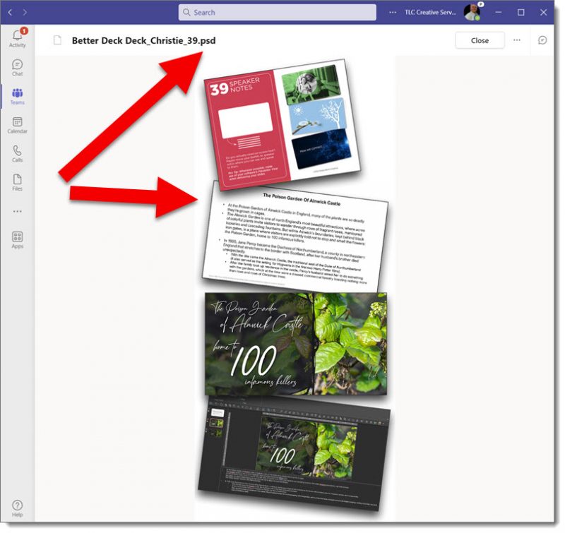 MS Teams Previews Photoshop Files! - The PowerPoint Blog