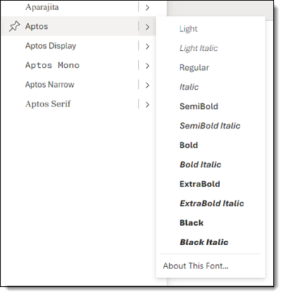 Office has a new default font - Aptos! - The PowerPoint Blog