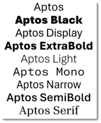 Office has a new default font - Aptos! - The PowerPoint Blog