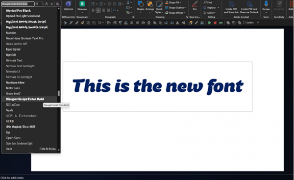 How PowerPoint can use Adobe CC Fonts - The PowerPoint Blog