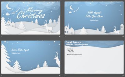 Christmas Themed FREE PowerPoint Template - The PowerPoint Blog