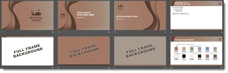 2 FREE PowerPoint Templates - Inspired By the Pantone 2025 Color of the ...