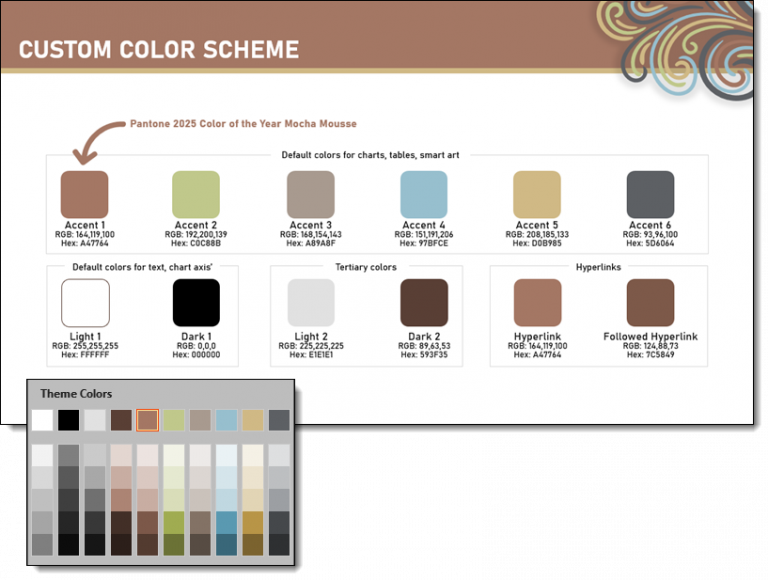 2 FREE PowerPoint Templates - Inspired By the Pantone 2025 Color of the ...