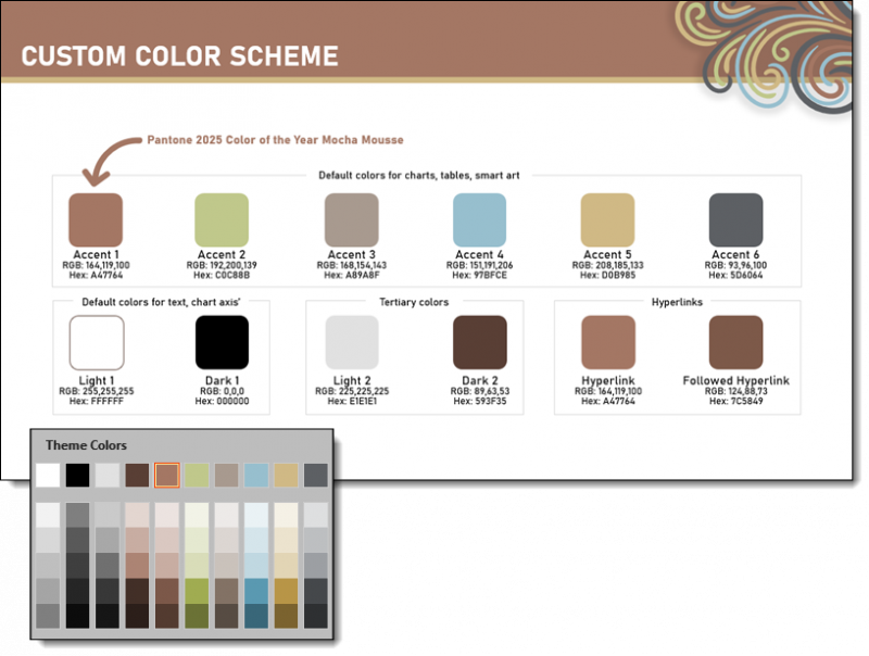 2 FREE PowerPoint Templates - Inspired By the Pantone 2025 Color of the ...