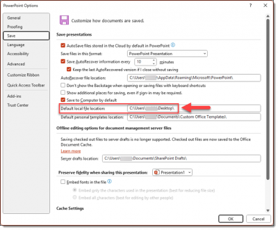 We save presentation files to the Desktop by default – Do You? - The ...