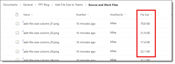Add File Size to Teams - The PowerPoint Blog