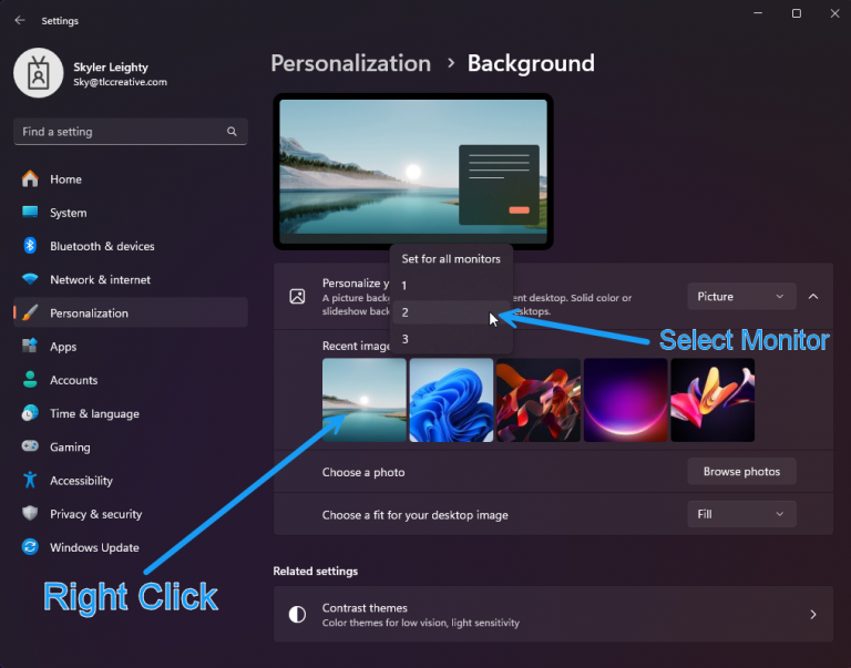 Different Desktop Background Images... for Windows 11 - The PowerPoint Blog