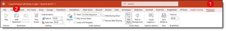 Yes, You Can Loop a PowerPoint Animation Sequence with Audio! - The ...