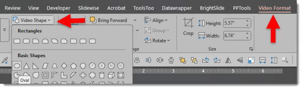 PowerPoint Video in a Custom Shape! - The PowerPoint Blog