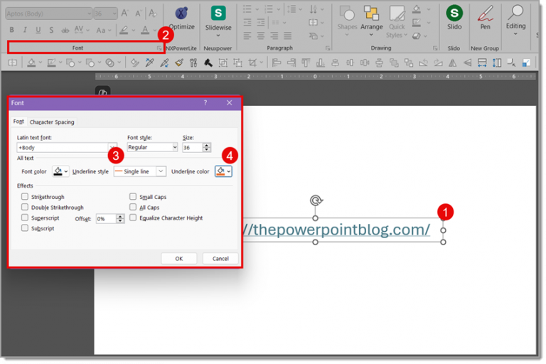 PowerPoint Hyperlink Underlines Are NOT the Same as Text Underlines ...