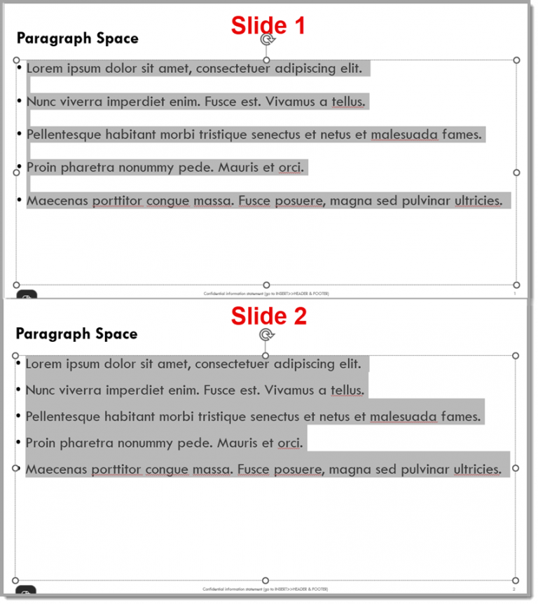Do This - Not That: Paragraph Space vs. Extra Line - The PowerPoint Blog