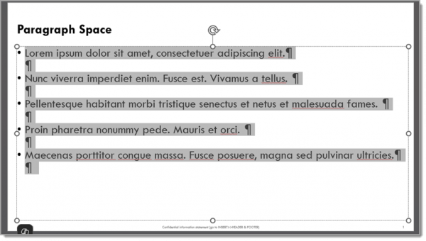 Do This - Not That: Paragraph Space vs. Extra Line - The PowerPoint Blog