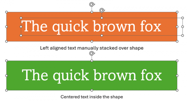 Do This, Not This: Put PowerPoint Text In The Shape - The PowerPoint Blog