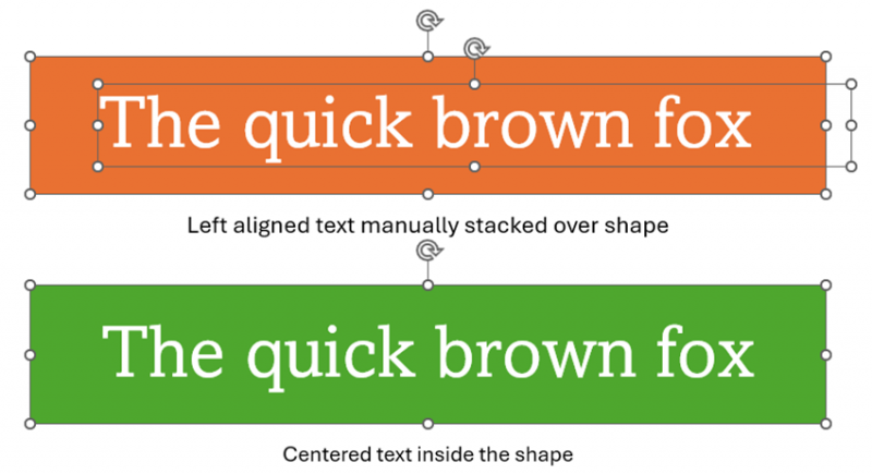 Do This, Not This: Put PowerPoint Text In The Shape - The PowerPoint Blog